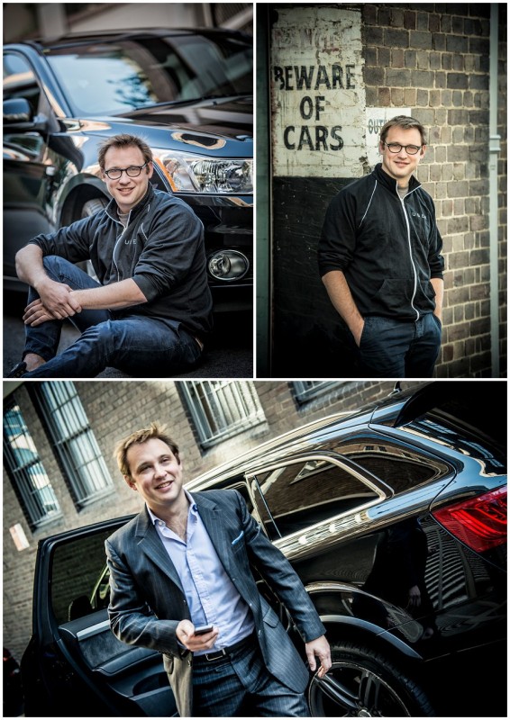 Uber Taxi Service Corporate Portrait Photography
